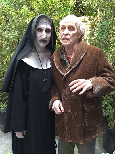 THE CONJURING 2 DEMON NUN VALAK PAINTING SIGNED Annabelle 2 Wan Horror ...